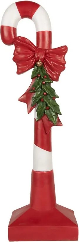 Vánoční veliká dekorace figurka cukrová hůl Candy Cane - 25*18*83 cm