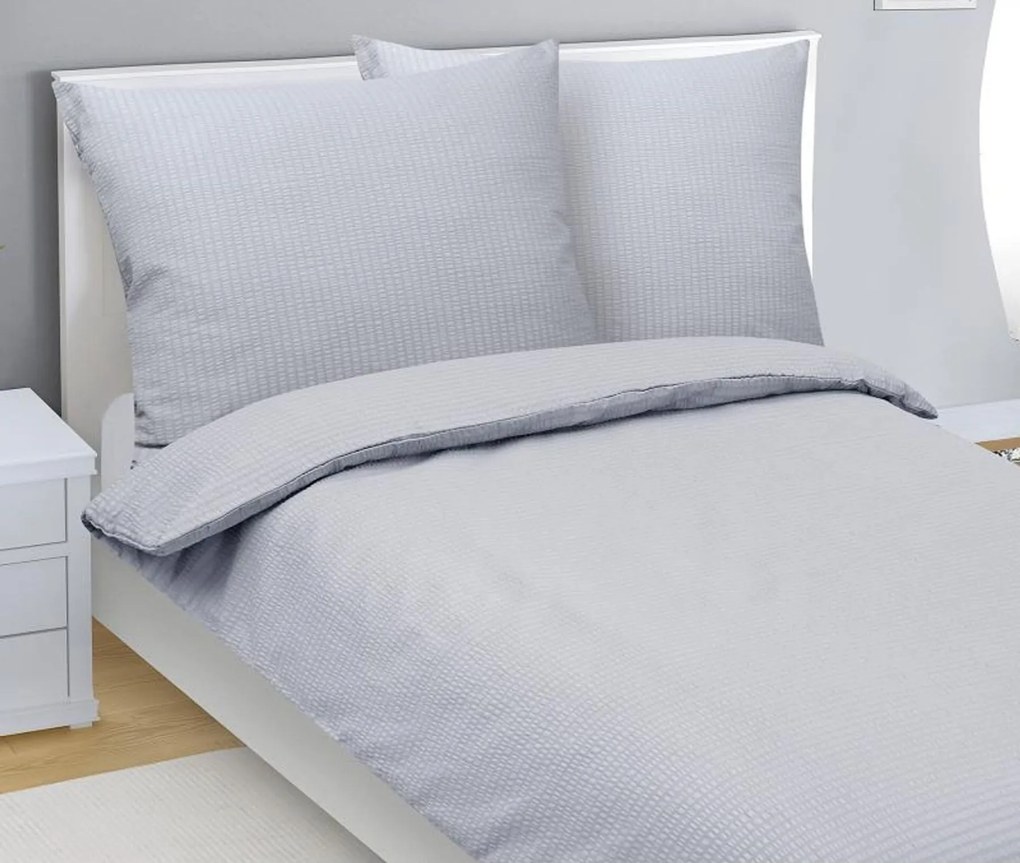 Povlečení krepové Šedá 80/800 - 140x220, 70x90 cm