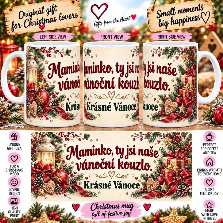Vánoční hrnek pro maminku – 300 ml