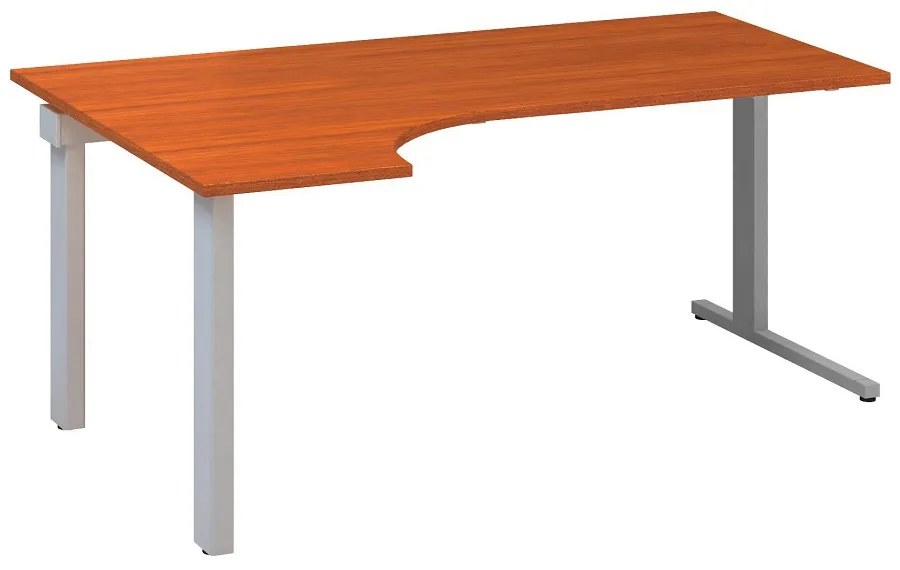 Ergonomický stůl ProOffice C 180 x 120 cm, levý, třešeň