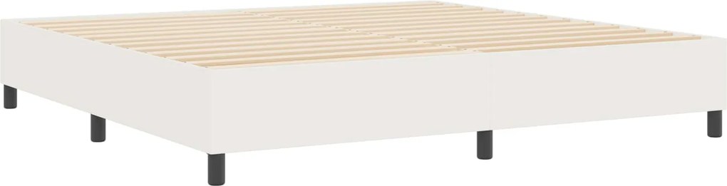 Rám platformy Krémová 200 x 200 cm Žebrovaná látka 3337429