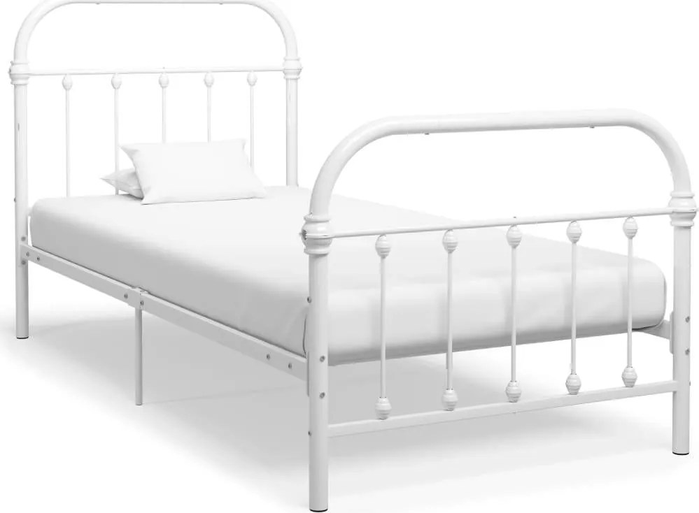 vidaXL Rám postele kovový 90 x 200 cm [284498] Barva: Růžová