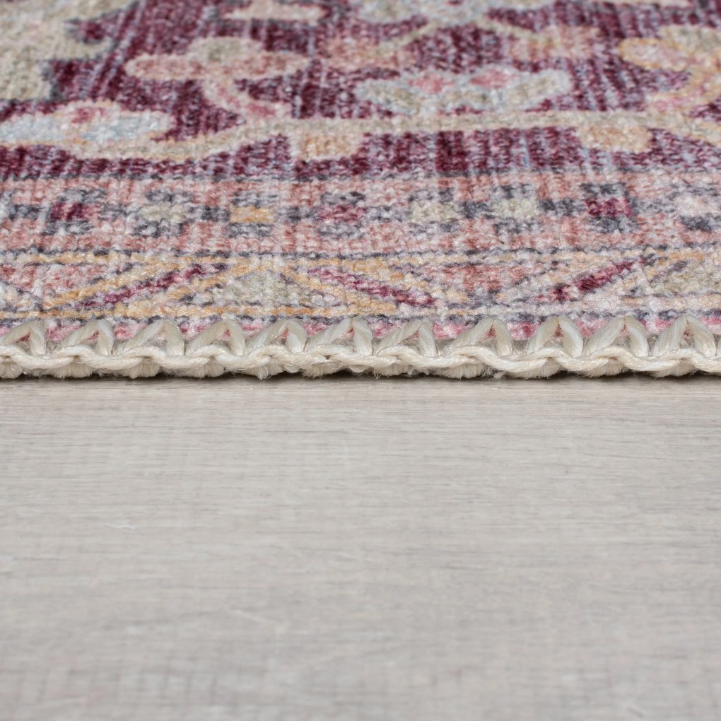 Flair Rugs, Kusový koberec Hebden Windsor Pink, 120x170, růžová, ložnice