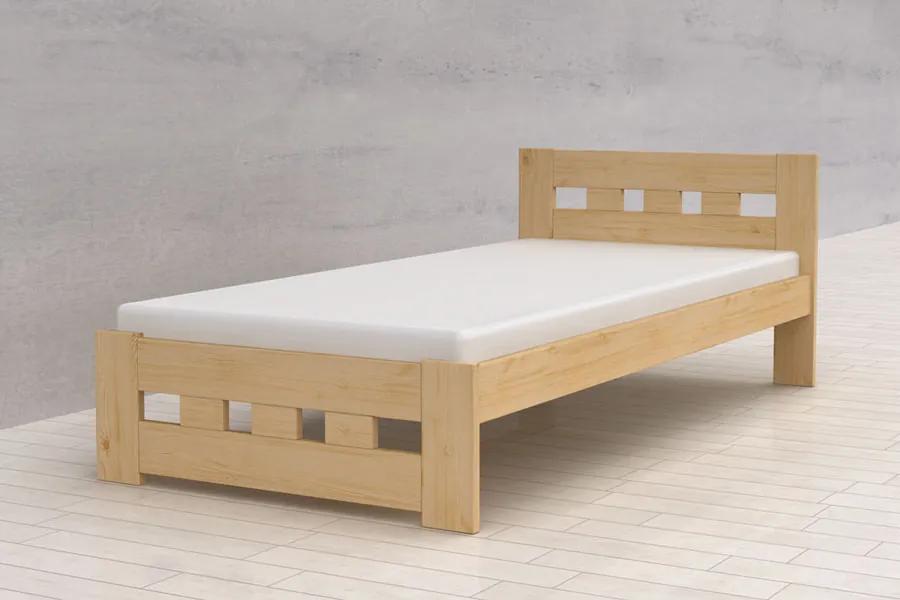 Via-nábytek Postel DORA masiv borovice 160 x 200 Povrchová úprava postele: Moření odstín olše