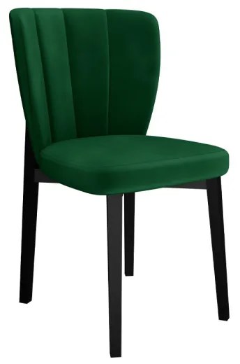 Moderní čalouněná židle ST106, Barva:: Baloo 2073, Barva: černá