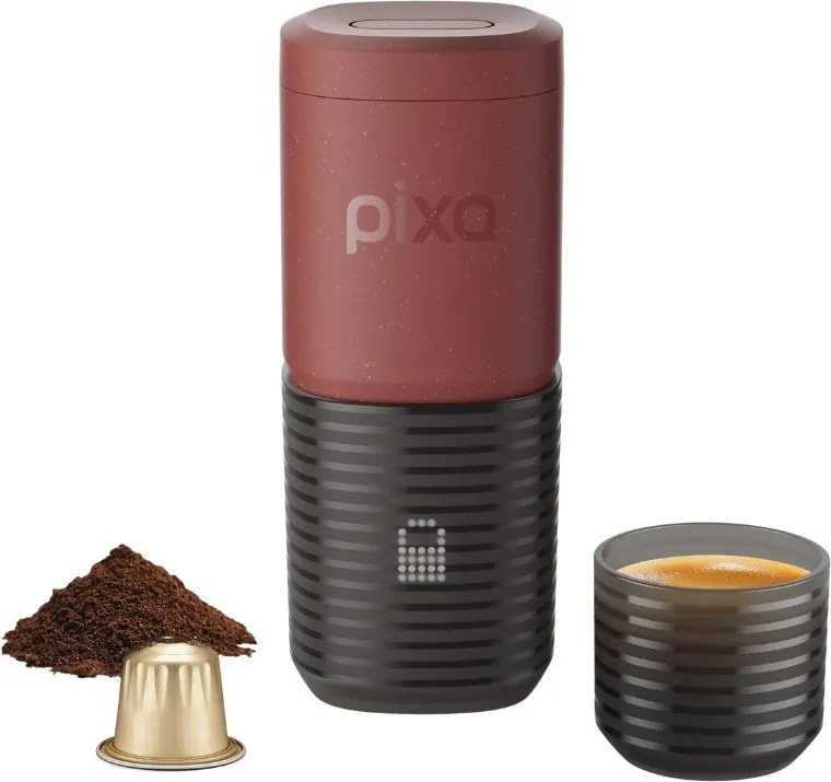 Wacaco Pixapresso elektrický přenosný kávovar – Tuscan Red vystavený kus