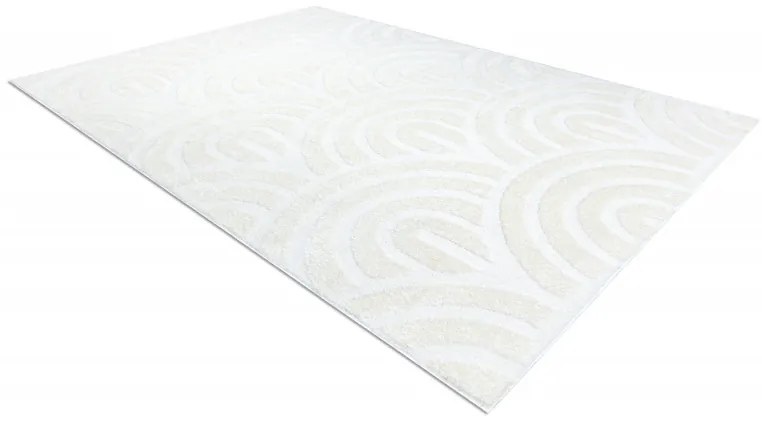 Dywany Łuszczów, Kusový koberec Mode 8629 cream, 140x190, bílá, kancelář