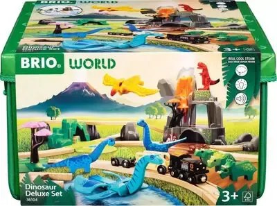 BRIO Dinosauří deluxe vlaková sada / od 3 let