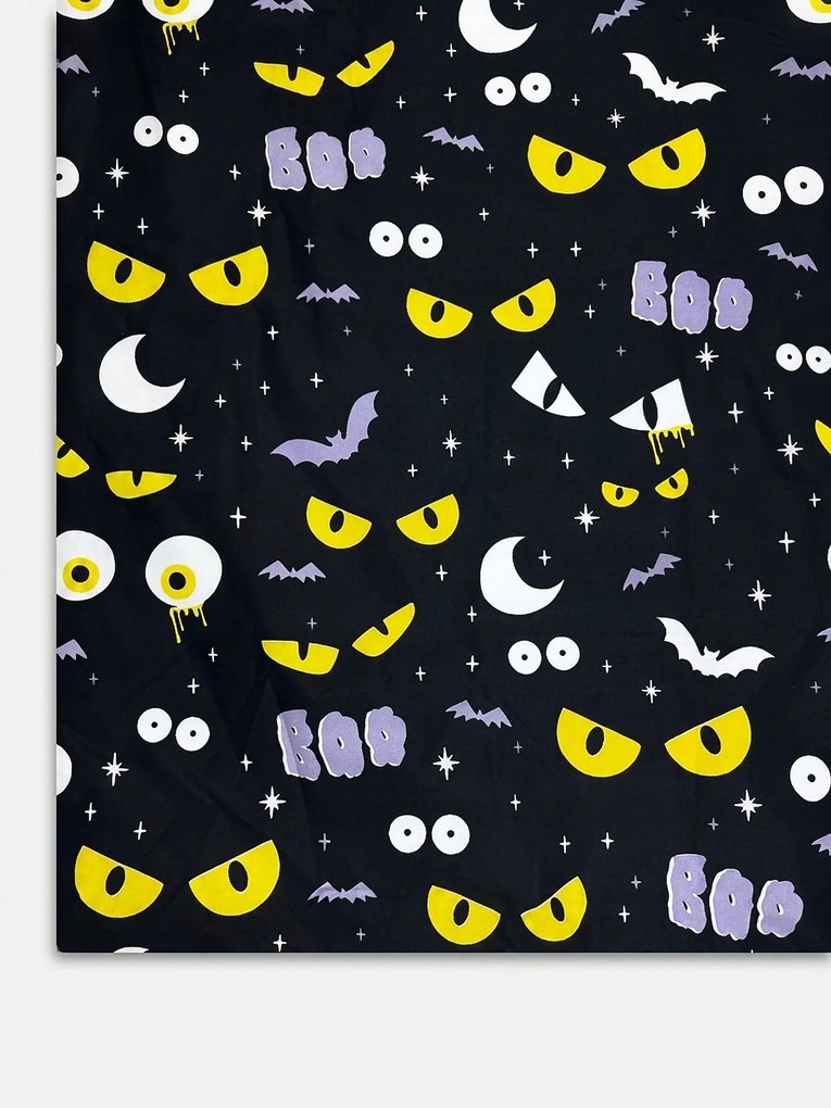 Sinsay - Sada ložního prádla s halloweenským motivem - černá