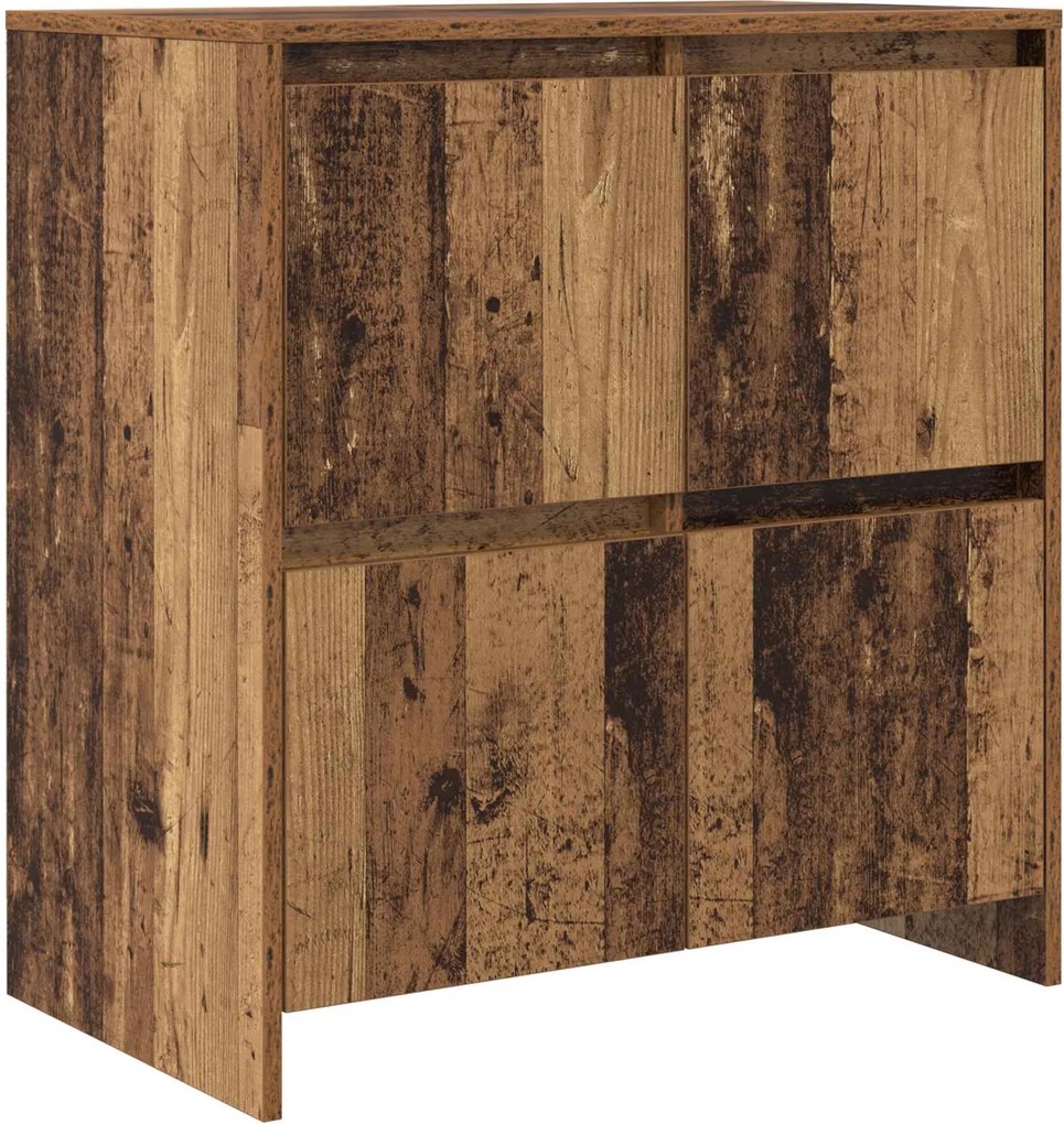 Servírovací skříň 2 ks Staré dřevo 70 x 41 x 75 cm 3393300