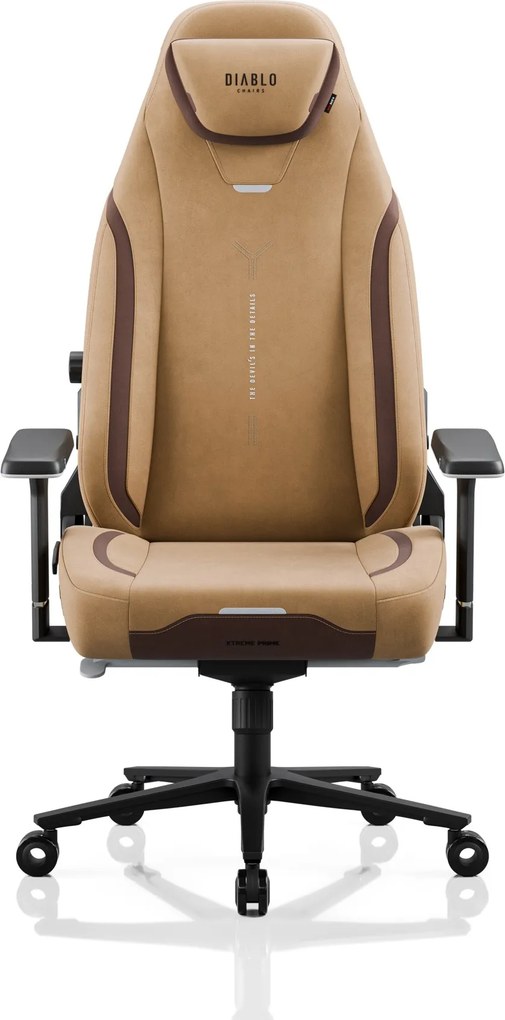 Herní židle látková hnědá, Normal: Diablo X.Eye Prime Camel Brown