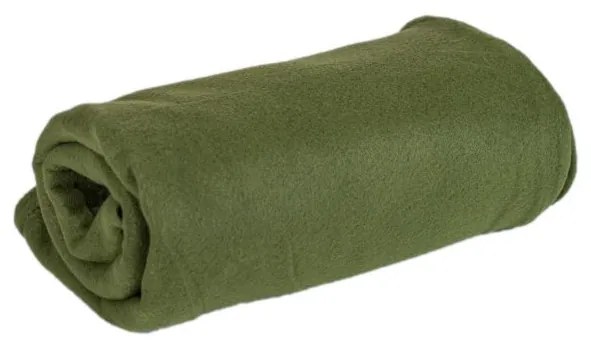 JAHU 85756 Deka fleece - khaki, 150 x 200 cm