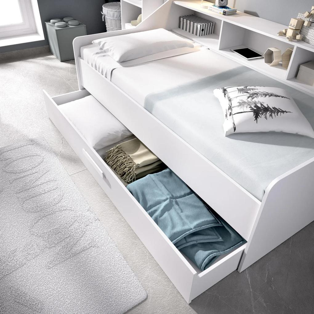 Aldo Dětská postel s prostorem bílá Drag