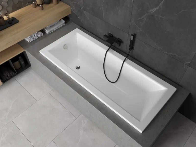 Mexen Cubik obdélníková vana 170 x 80 cm, bílá - 55031708000
