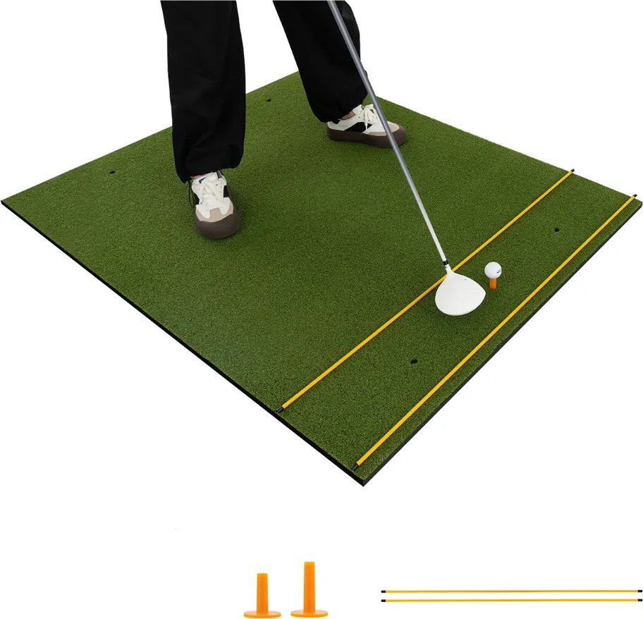 Costway 3-v-1-Ticking mat pro golf. Vysoce kvalitní úderová podložka s umělým