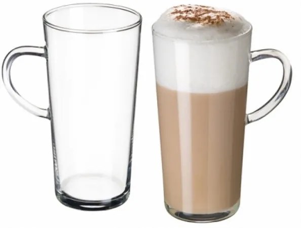 Simax Skleněné hrnky na latté Karina 350 ml 4ks