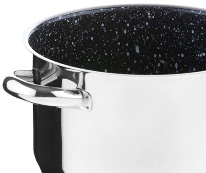 KOLIMAX - české nerezové nádobí Hrnec s poklicí KOLIMAX CERAMMAX PRO STANDARD - granit černý, 18 cm, 3,0 l