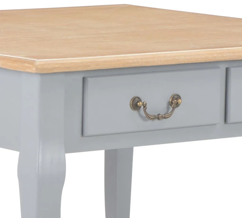 Konferenční stolek šedý 80 x 80 x 50 cm dřevo - Default Title