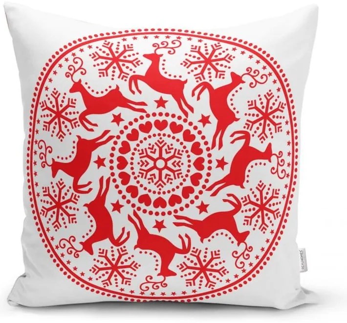 Sada 4 vánočních povlaků na polštář a běhounu na stůl Minimalist Cushion Covers Christmas