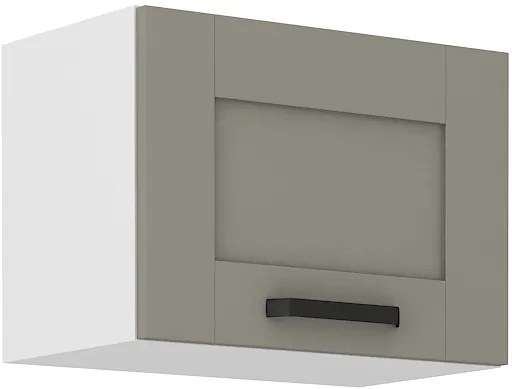 STL 50 cm skříňka horní jednodveřová (otevírání nahoru) LUNA Barevné provedení LUNA: Bílá / Jílově šedá