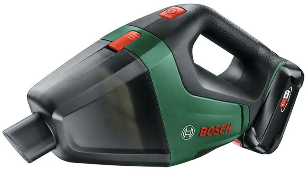 Bosch - 18V AKU ruční vysavač, objem 500 ml, 1x aku 2,5 Ah Li-Ion, nabíječka 06033B9103