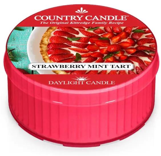 Country Candle Vonná Svíčka Strawberry Mint Tart, 35 g