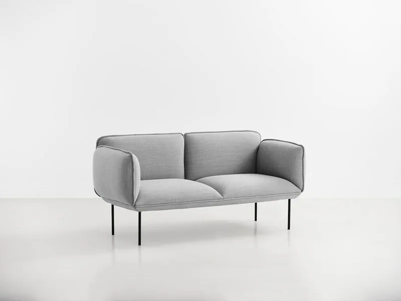 Pohovka "Nakki", dvoumístná, 5 variant - Woud Varianta: cenová skupina 4 - vzorník Fiord (Kvadrat) | Harald 3 (Kvadrat) | Steelcut Trio 3 (Kvadrat) | Vidar 3 (Kvadrat) | Icon (Nevotex)