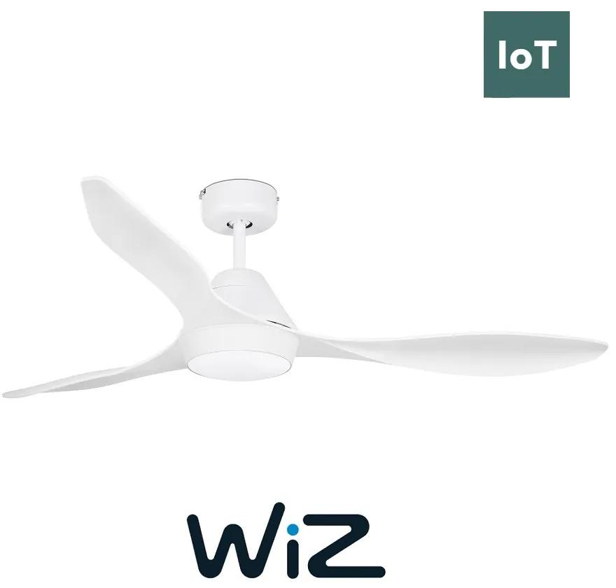 FARO POLARIS LED 33346W 52“ bílá/bílá Reverzní stropní ventilátor WiZ