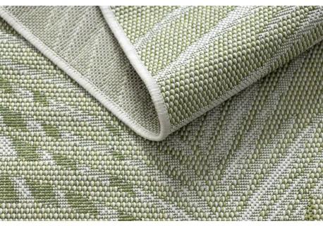 Dywany Luszczow Kusový koberec SISAL SION palmové listy, tropický 2837 ecru / zelená Rozměr koberce: 120 x 170 cm