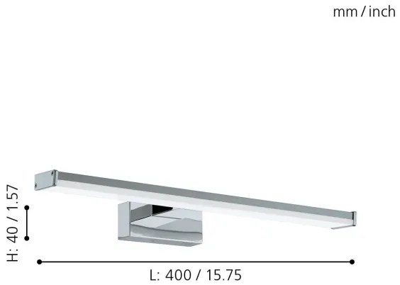 Eglo 74051 - LED Koupelnové osvětlení zrcadla GALENZANA LED/7,4W/230V IP44 chrom