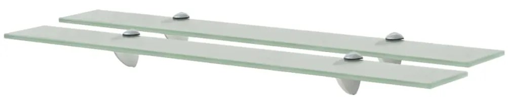 Plovoucí police 2 ks sklo 70 x 10 cm 8 mm 3051514