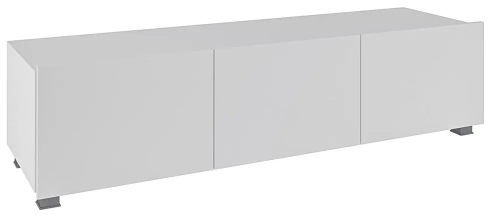Obývací stěna CALABRINI b | 250 cm | 7 dílů Z | bílá lesk