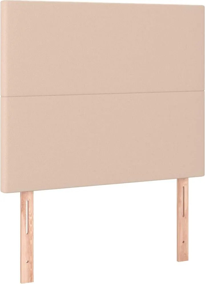 Box spring postel s matrací cappuccino 90x190 cm umělá kůže 3128888