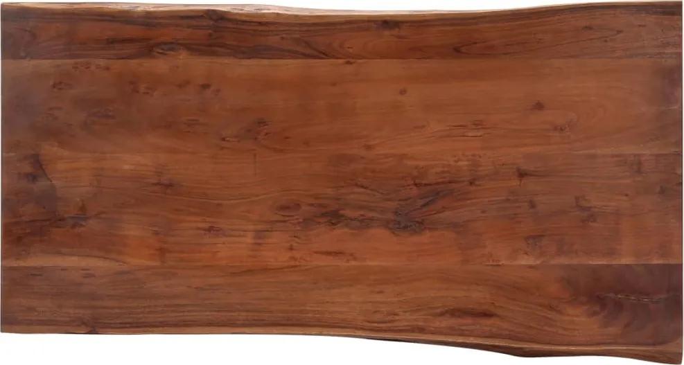 vidaXL Konferenční stolek s živou hranou 115x60x40cm dřevo akácie [247828] Barva: Hnědá