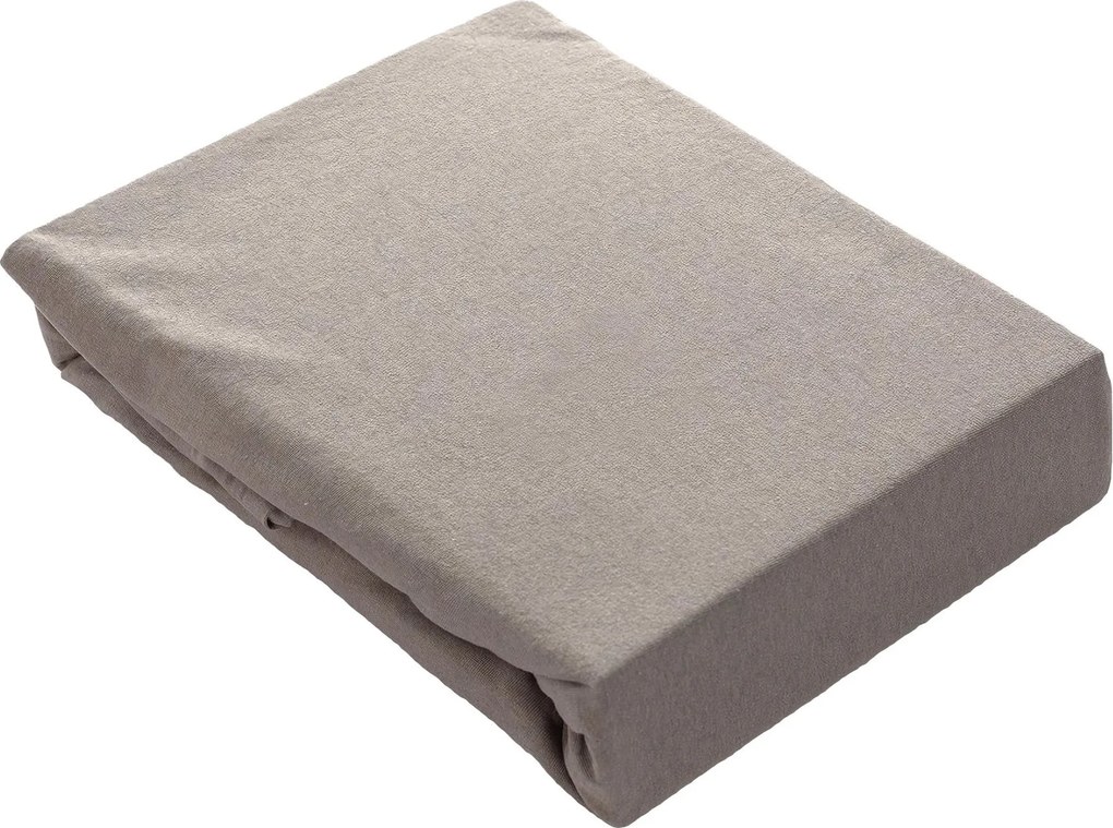 Jersey prostěradlo s gumou Jerry 220x200cm grey