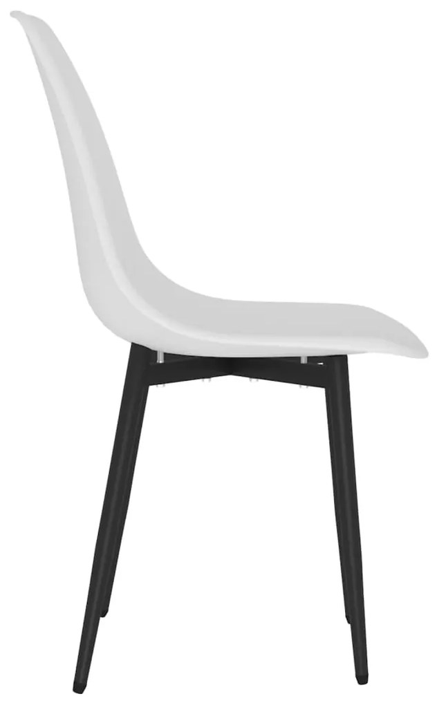 Jídelní židle 4 ks bílé PP - Default Title