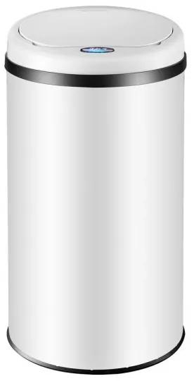 Bezdotykový odpadkový koš BIN - 40 litrů - bílý