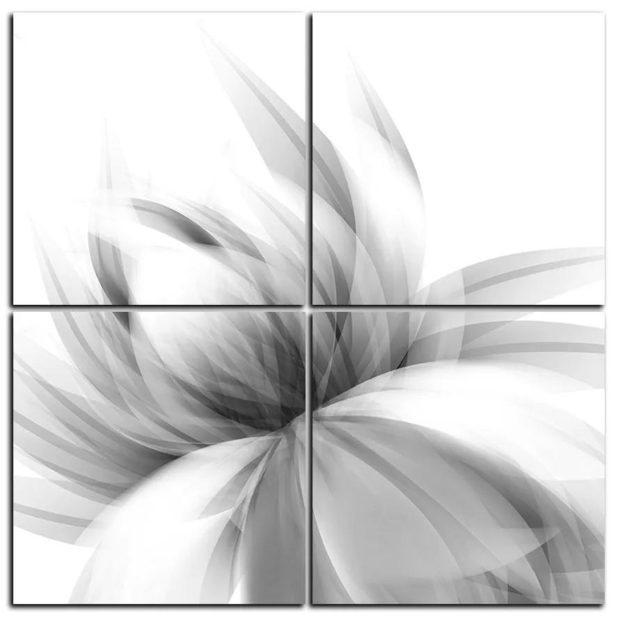Obraz na plátně - Elegantní květ - čtverec 3147QE (100x100 cm)