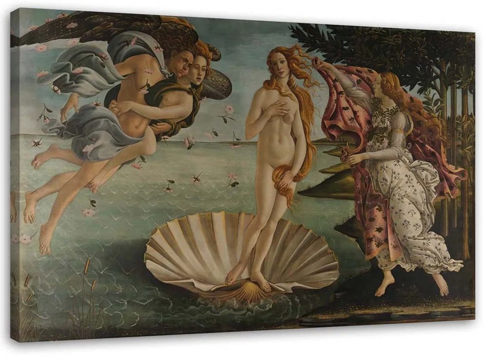 Gario Obraz na plátně Zrození Venuše - Sandro Botticelli, reprodukce Rozměry: 60 x 40 cm