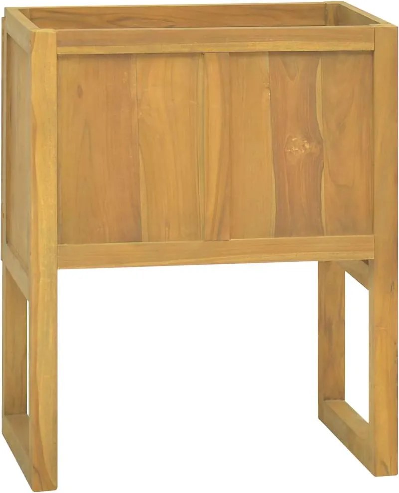 Koupelnová skříňka 60 x 40 x 75 cm masivní teakové dřevo 338247