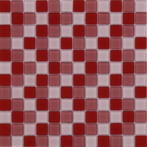Maxwhite ASHS038 Mozaika skleněná červená růžová světlá 29,7x29,7cm