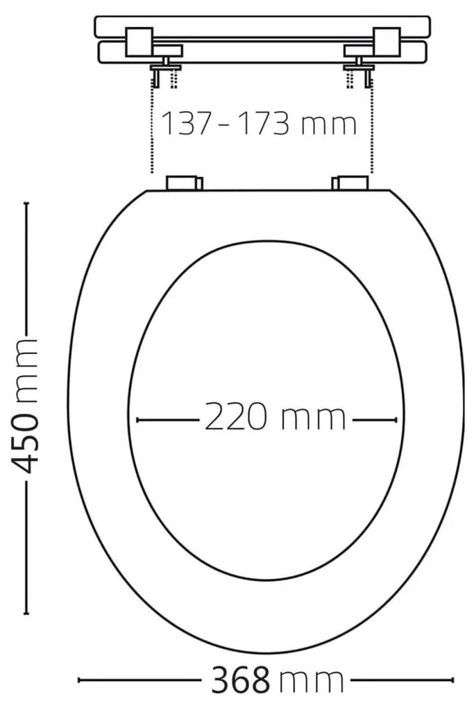 RIDDER WC sedátko s pomalým zavíráním Premium bílé A0070700 - Default Title