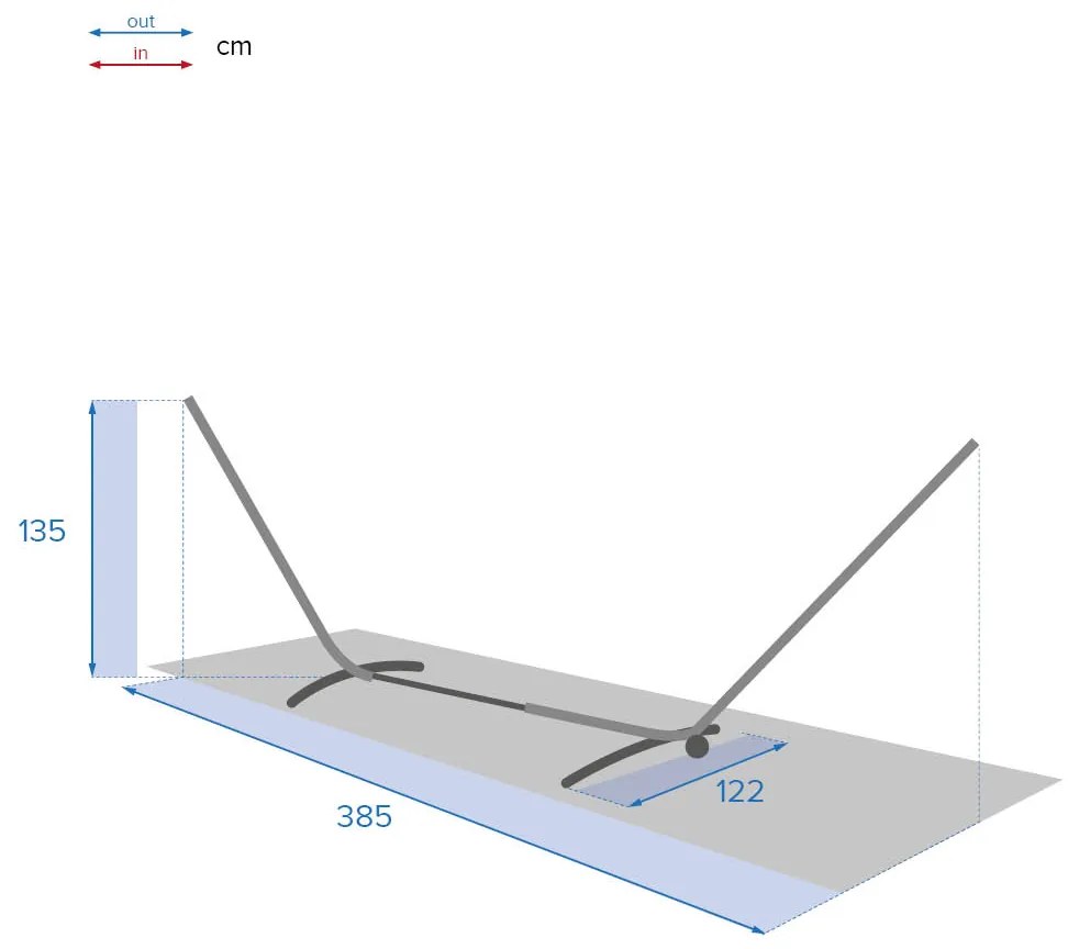 Stojan na houpací síť PANAO BM