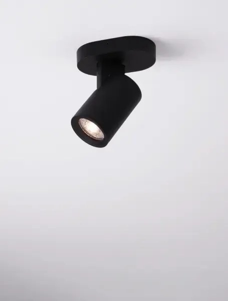 Minimalistické bodové svítidlo Esto Černá