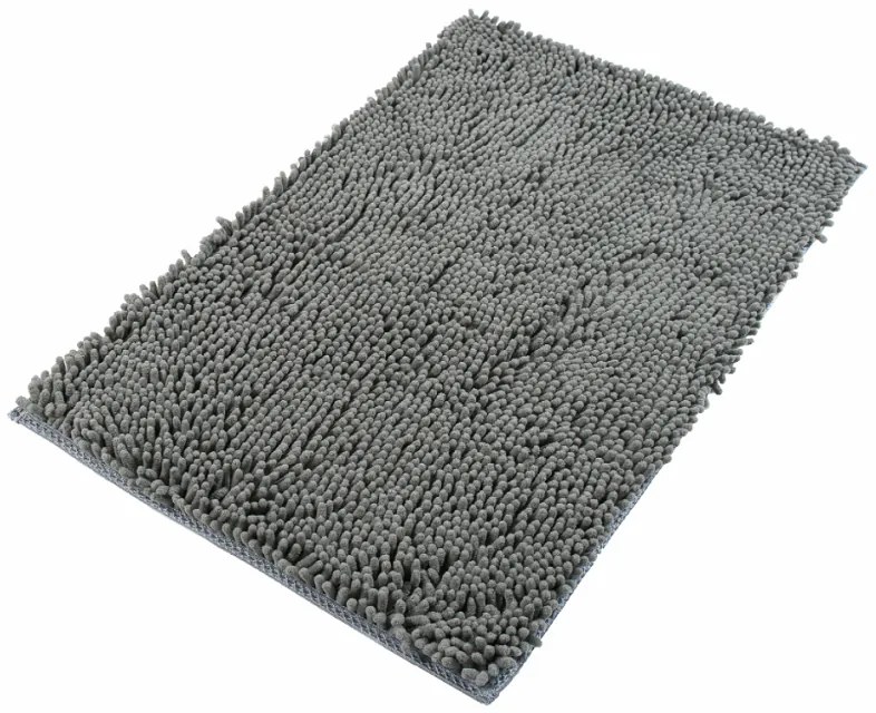 Koupelnový kobereček CHENILLE tmavě šedý MSE-54 1PC