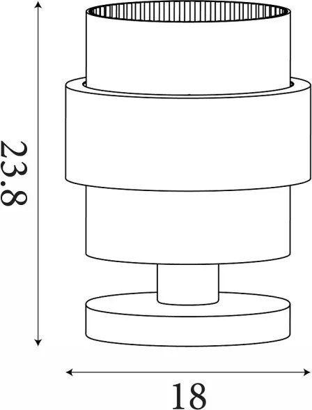 Searchlight 82437-1SA Stolní lampa ROYAL jantarové sklo