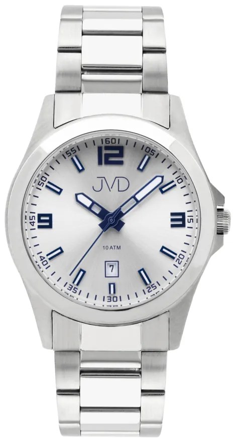 JVD Odolné vodotěsné náramkové pánské hodinky JVD steel J1041.50 10ATM