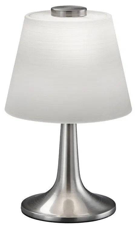 Trio MONTI 529310107 led stolní lampy  nikel   kov   incl. 1 x E14, 4W, 3000K, 320Lm   310 lm  2700 K  IP20