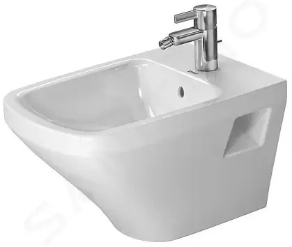 DURAVIT - DuraStyle Závěsný bidet s přepadem, s WonderGliss, bílá (22821500001)