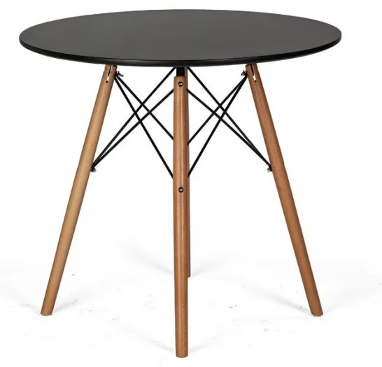 Designový jídelní stůl BAYLOR, černý